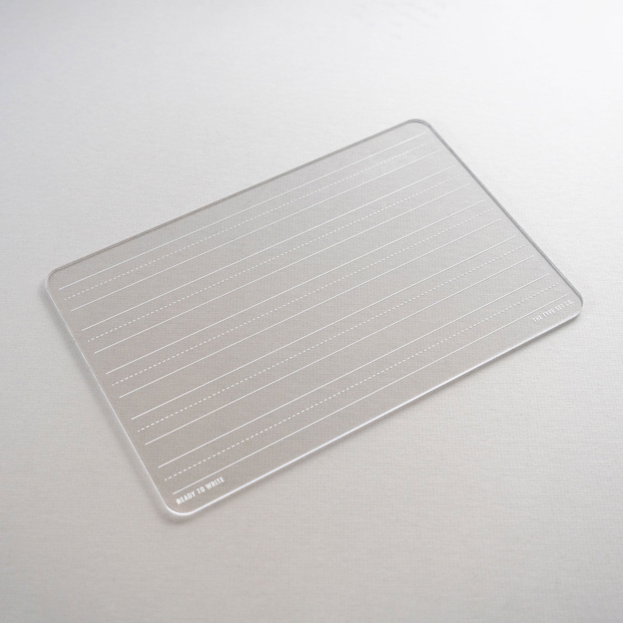 Freestyle Acrylic Dry-Erase Writing Board – The Type Set Co.