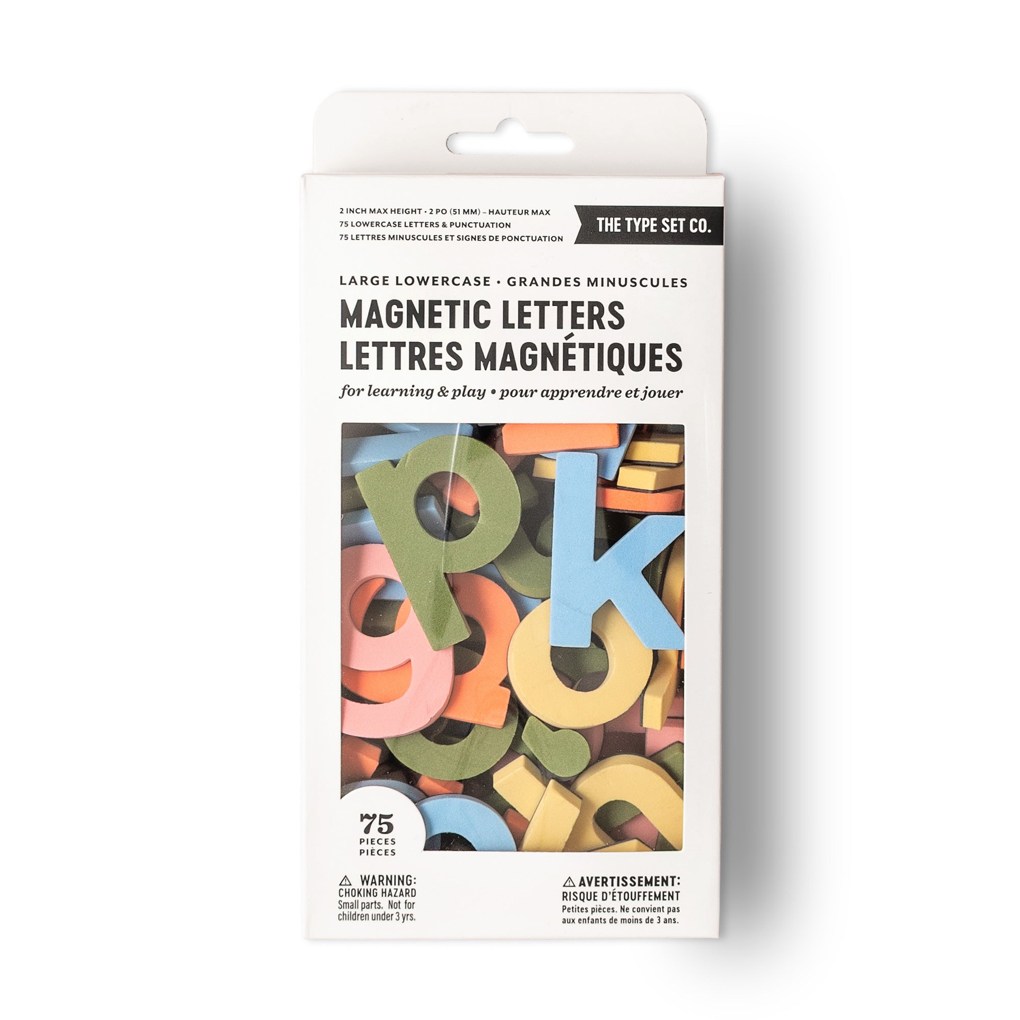 Alphabet Magnets for Kids | Large Lowercase Letter Set – The Type Set Co.