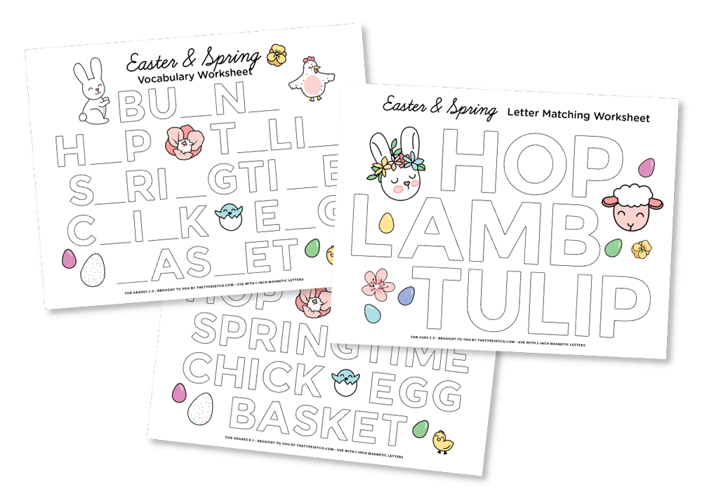 Easter Gift Bundles – The Type Set Co.