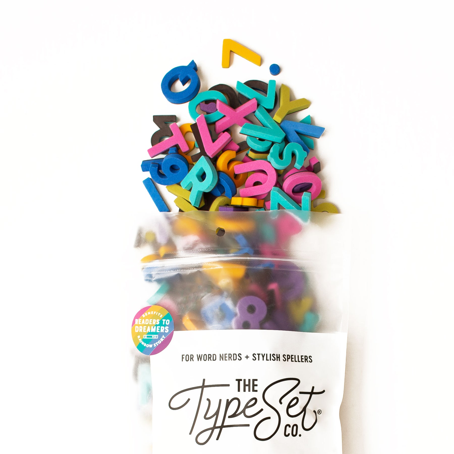 Modern Magnetic 1" Letters & Numbers, 200pc Soft Foam, Easy to clean ...