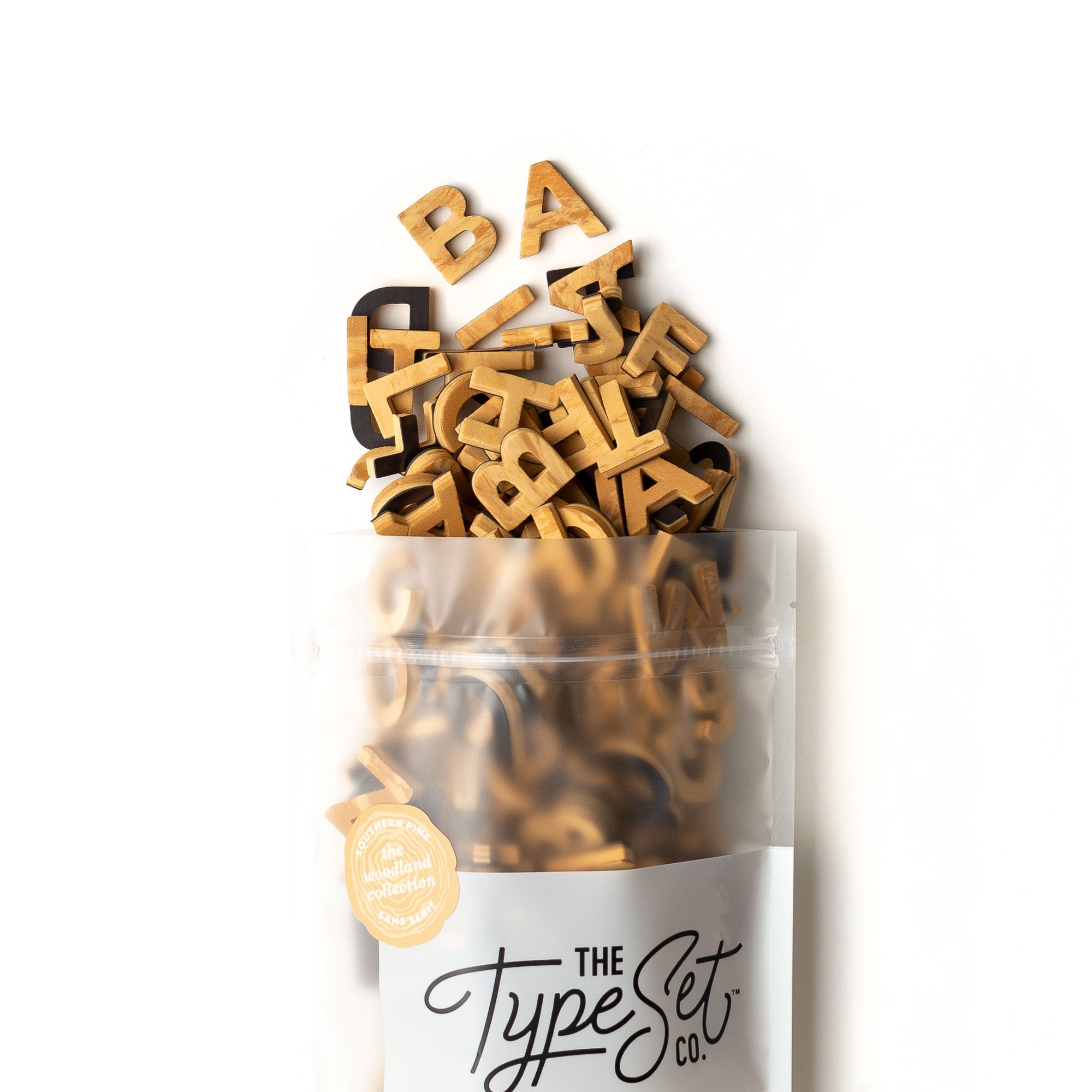 Foamy, Faux Wooden Alphabet Magnets – The Type Set Co.