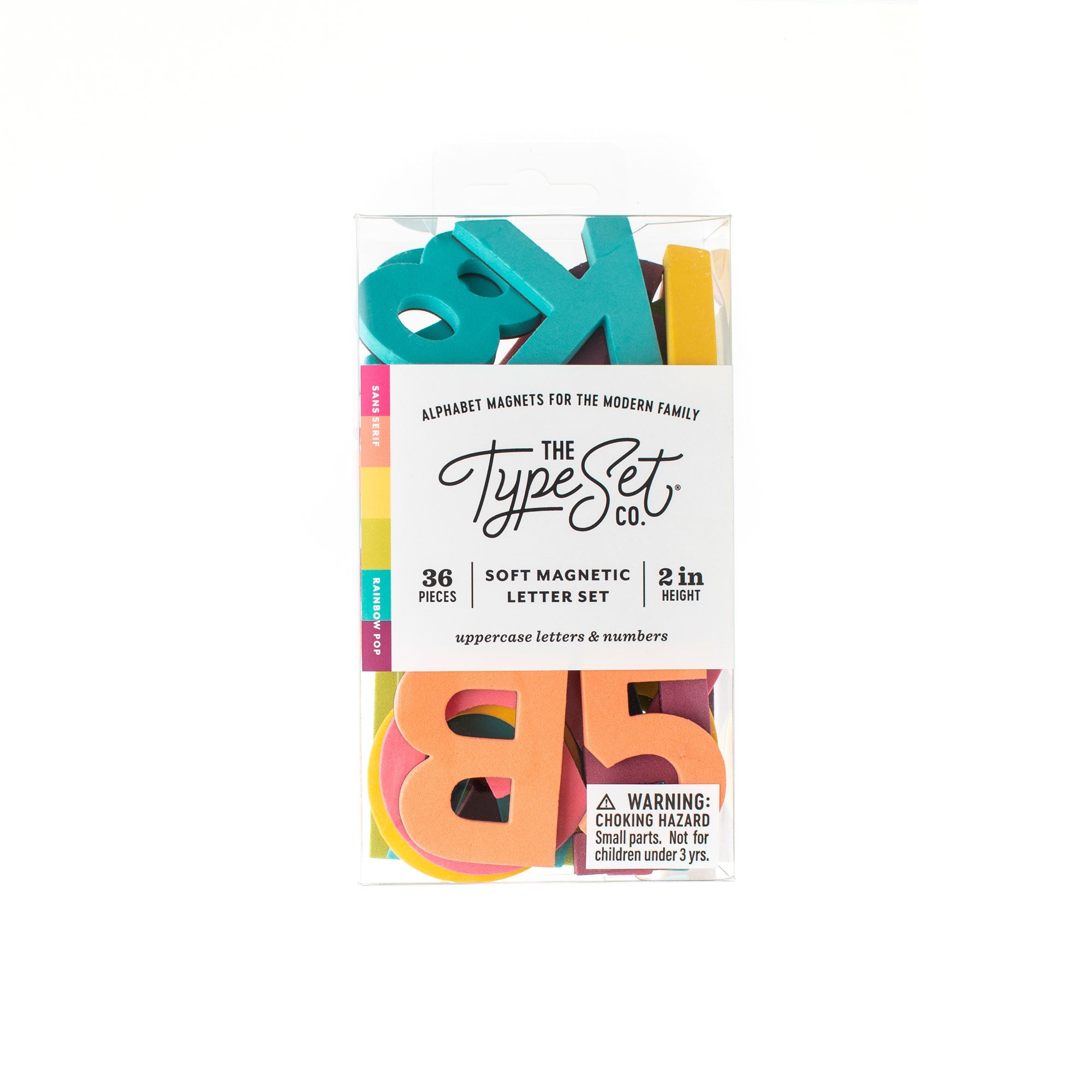 2-Inch Rainbow Pop Magnetic Letters – The Type Set Co.