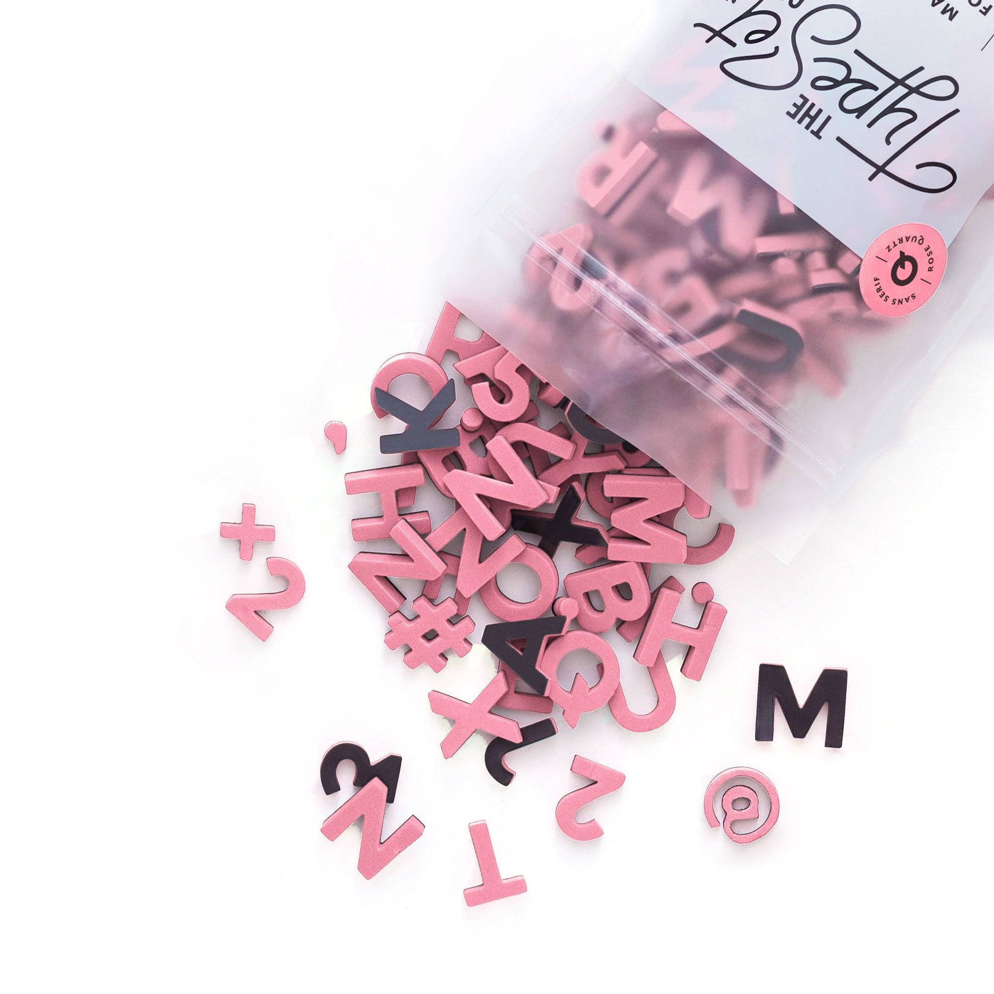 Modern Magnetic 1" Letters & Numbers, 200pc Soft Foam, Easy to clean ...